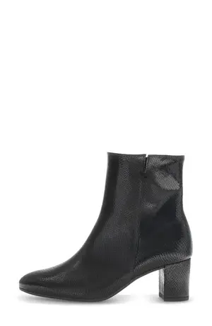Gabor Snakeskin Embossed Bootie