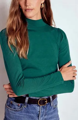 Boden Mock Neck Top