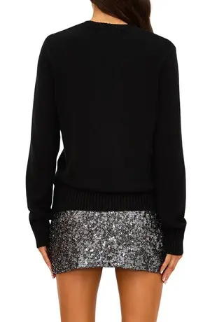 Beach Riot Trixie Sequin Mini Skirt - Gunmetal