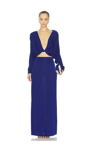 Seroya Draped Evening Dresses