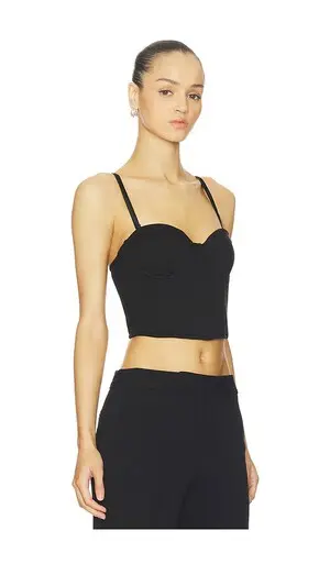 FLEUR DU MAL Terry Cropped Hamptons Top