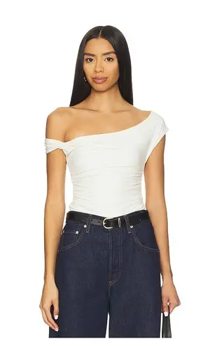 WeWoreWhat Twisted Off The Shoulder Top