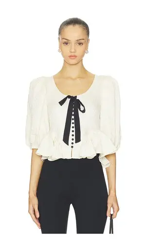 Free People Pamela Bow Top