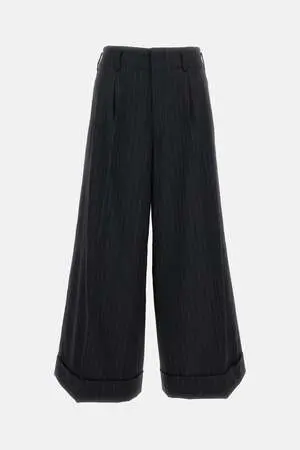 Comme Des Garçons Pinstriped Trousers