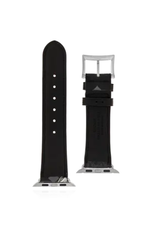 Mcm Monogrammed Leather Apple Watch Band