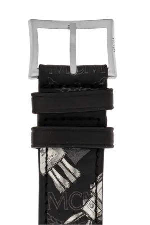 Mcm Monogrammed Leather Apple Watch Band