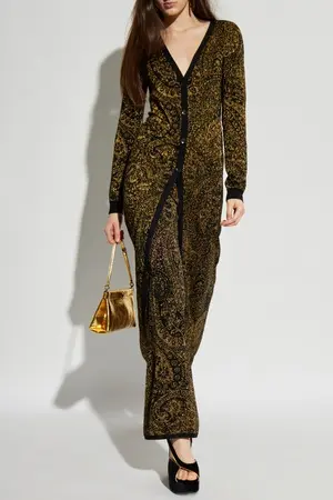 Etro Long Cardigan With Lurex Thread