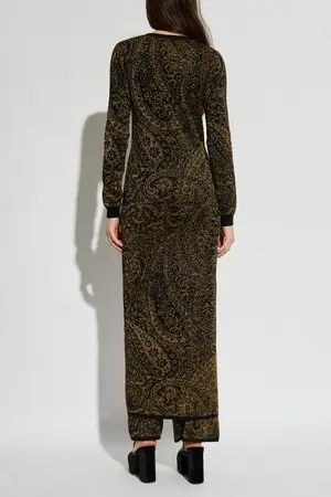 Etro Long Cardigan With Lurex Thread