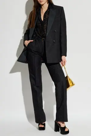 Etro Jacquard Creased Trousers