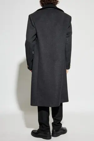 Versace Double-breasted Wool Coat