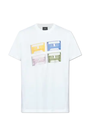 Paul Smith T-shirt With Colorful Print - White