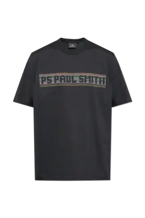 Paul Smith T-shirt With Colorful Print - Black
