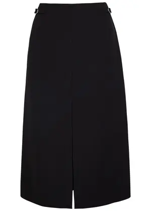 Gabriela Hearst Wool Midi Skirt