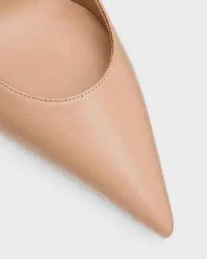CHRISTIAN LOUBOUTIN 100mm Miss Z Leather Pumps - Blush