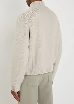 Our Legacy Ribbed Merino Wool Zip-through Cardigan