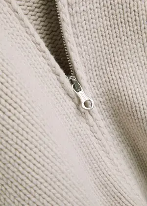 Our Legacy Ribbed Merino Wool Zip-through Cardigan