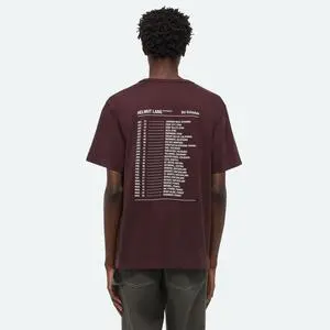Helmut Lang Ski Schedule Tee