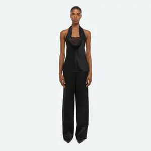 Helmut Lang Silk U-neck Top