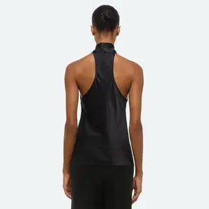 Helmut Lang Silk U-neck Top