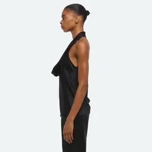 Helmut Lang Silk U-neck Top