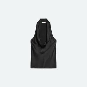 Helmut Lang Silk U-neck Top