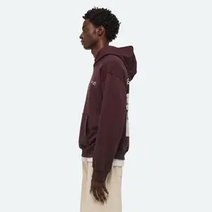 Helmut Lang Printed Skier Hoodie - Mahogany