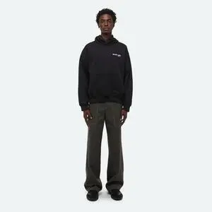 Helmut Lang Ski Map Hoodie - Black