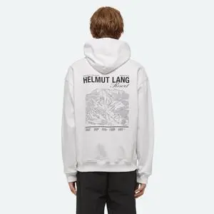 Helmut Lang Ski Map Hoodie - White