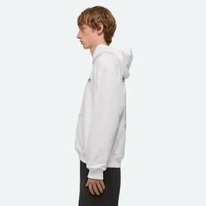 Helmut Lang Ski Map Hoodie - White