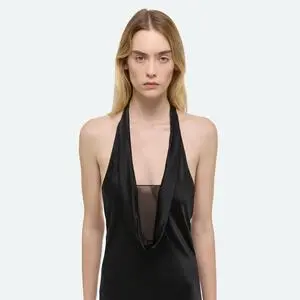 Helmut Lang Silk U-neck Dress