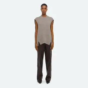 Helmut Lang Brushed Sweater Vest - Fog