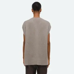 Helmut Lang Brushed Sweater Vest - Fog
