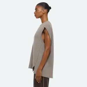 Helmut Lang Brushed Sweater Vest - Fog