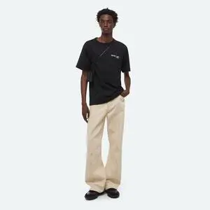 Helmut Lang Ski Map Tee - Black