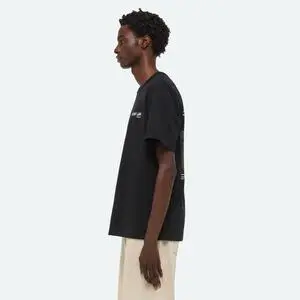 Helmut Lang Ski Map Tee - Black