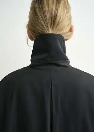 TOTEME Weather-resistant Nylon Car Coat - Black