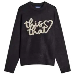 THISISNEVERTHAT Heart Logo Knit Jumper