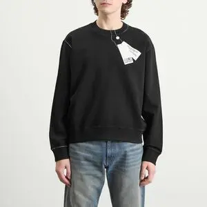 MAISON MARGIELA Printed Tag Sweatshirt - Black