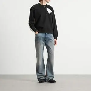 MAISON MARGIELA Printed Tag Sweatshirt - Black