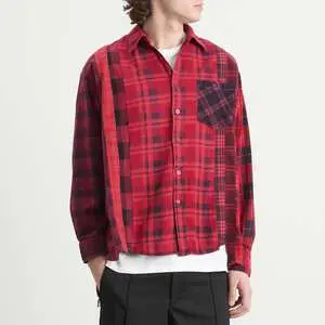Needles 7 Cuts Over Dyed Flannel Shirt