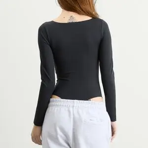 Nike Form Longsleeve Bodysuit - Black/smoke Grey
