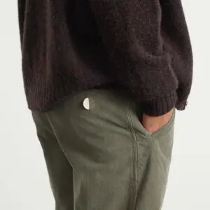 Folk Assembly Corduroy Pants - Dark Olive Cord