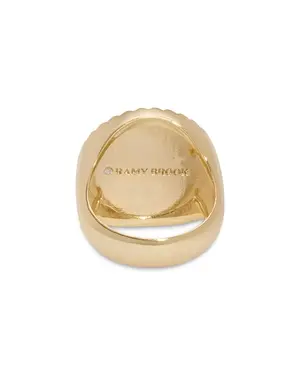 Ramy Brook Stone Charm Crystal Evil Eye Ring