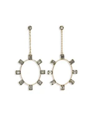 Ramy Brook Stone Jewelry Alanna Circle Drop Earrings - Gold