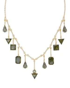 Ramy Brook Alanna Mixed Shape Stone Statement Necklace