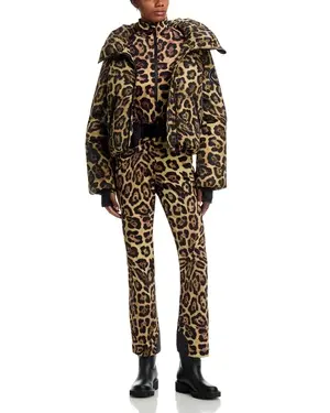 Goldbergh Minou Ski Pants - Brown Leopard