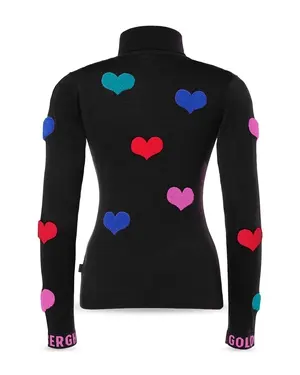 Goldbergh Bacio Long Sleeve Knit Sweater - Black