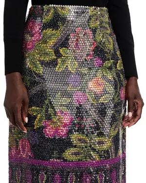 Kobi Halperin Printed Fringe Skirt