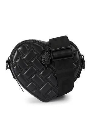 Kurt Geiger Kensington Heart Mini Quilted Leather Crossbody