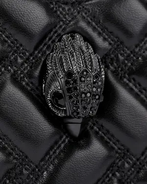 Kurt Geiger Kensington Heart Mini Quilted Leather Crossbody